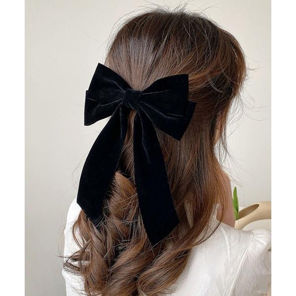 『タイムセール実施中』ZOZO問い合わせ番号:99381351ショップ:perky room，パーキールームブランド:IRADOWL，アイラドール，perky room，パーキールーム商品名:ベロアリボンバレッタカテゴリ:ヘアアクセサリー&...