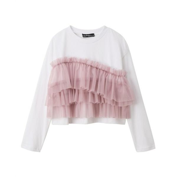 ZOZO問い合わせ番号:99383336ショップ:nissen，ニッセンブランド:QUNTSTYLE，キュントスタイル商品名:フリル使い長袖Ｔシャツカテゴリ:トップス>Tシャツ/カットソーブランド品番:CYR0125D0020素材:本...