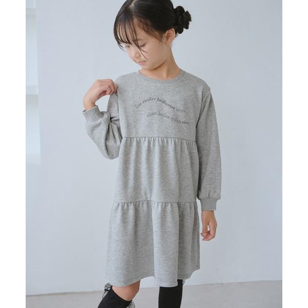 『セール実施中』ZOZO問い合わせ番号:99383347ショップ:ROPE' PICNIC，ロぺピクニックブランド:ROPE' PICNIC，ロペピクニック商品名:【KIDS/キッズ】裏毛ティアードロゴワンピースカテゴリ:ワンピース/ドレス...