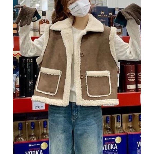 『タイムセール実施中』ZOZO問い合わせ番号:99383801ショップ:Ada.，エイダブランド:SHEPP，シープ商品名:ムートンボアベストカテゴリ:トップス>ベストブランド品番:SP6001素材:ポリエステル100%原産国:中国カ...