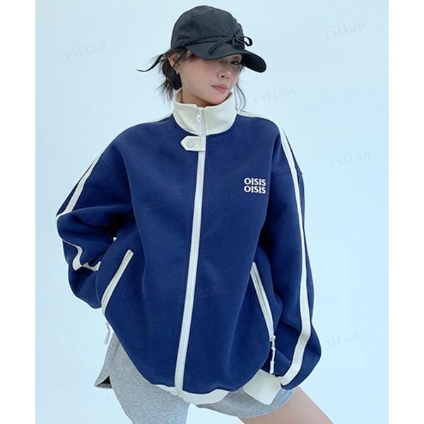 『タイムセール実施中』ZOZO問い合わせ番号:99383935ショップ:Dalfwin，ダールフィンブランド:Dalfwin，ダールフィン商品名:韓国ファッション OISIS配色トラックジャケット スポーティーブルゾンカテゴリ:ジャケット/...