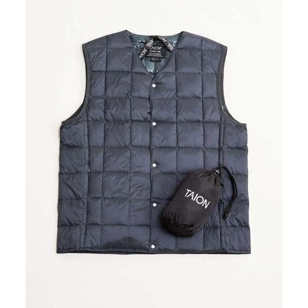 ZOZO問い合わせ番号:99384158ショップ:MEN'S MELROSE，メンズ メルローズブランド:TAION，タイオン，MEN'S MELROSE，メンズメルローズ商品名:【TAION/タイオン】 Vネックインナーダウンベストカテゴ...
