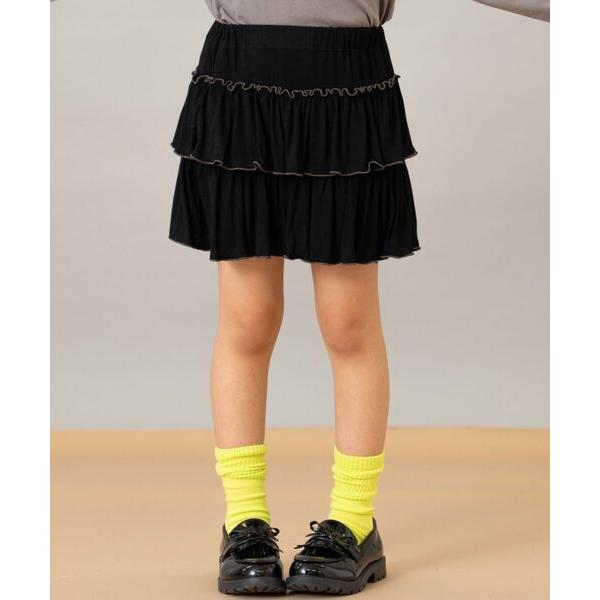 『セール実施中』ZOZO問い合わせ番号:99414692ショップ:petit main，プティマインブランド:and D. petit main，アンドディープティマイン商品名:カットティアードキュロットカテゴリ:スカート>スカートブ...