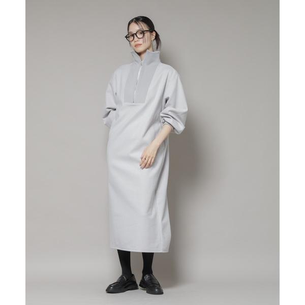 ZOZO問い合わせ番号:99415948ショップ:NANO universe，ナノユニバースブランド:NANO universe，ナノユニバース商品名:圧縮起毛ハーフジップワンピースカテゴリ:ワンピース/ドレス&gt;ワンピースブランド品番...