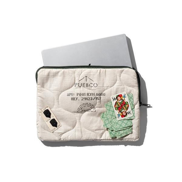 ZOZO問い合わせ番号:99416070ショップ:PUEBCO，プエブコブランド:PUEBCO，プエブコ商品名:QUILTED LAPTOP CASE 15カテゴリ:PC・スマホグッズ/家電>PC・タブレットケースブランド品番:505...