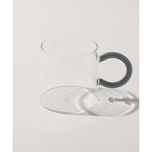 ZOZO問い合わせ番号:99416293ショップ:kuros'，クロスブランド:kuros'，クロス商品名:耐熱ガラス  スコン グラスマグ リング グレーカテゴリ:食器/キッチン>グラス/マグカップ/タンブラーブランド品番:8532...