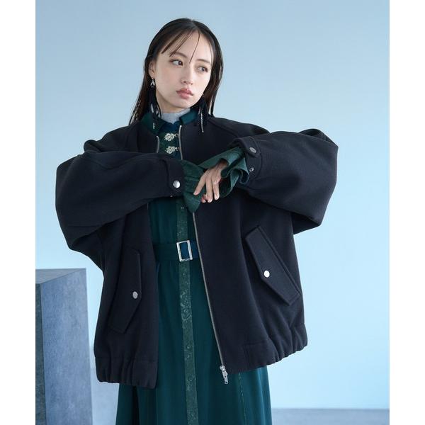 『タイムセール実施中』ZOZO問い合わせ番号:99417470ショップ:HARE，ハレブランド:HARE，ハレ商品名:ウーリーテックエリ2WAYミドルブルゾン(HARE)カテゴリ:ジャケット/アウター>ブルゾンブランド品番:32859...