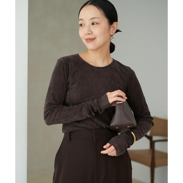 ZOZO問い合わせ番号:99419111ショップ:Plage，プラージュブランド:Plage，プラージュ商品名:《一部カラーWEB限定追加》Flocky Mesh ロンTカテゴリ:トップス>Tシャツ/カットソーブランド品番:25070...