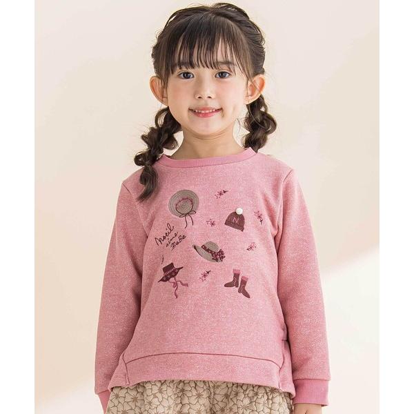 『タイムセール実施中』ZOZO問い合わせ番号:99449814ショップ:BEBE ONLINE STORE，ベベ オンラインストアブランド:Noeil aime BeBe，ノイユエイムベベ商品名:ラメ裏毛裾フリルトレーナー(80~130cm...