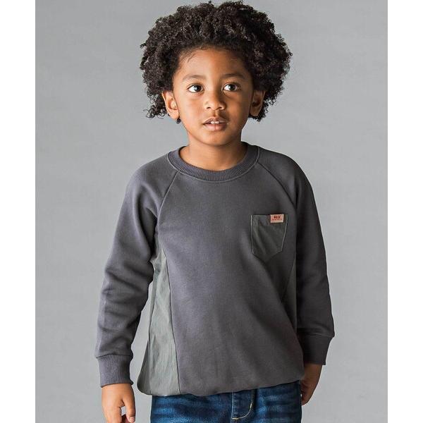 『タイムセール実施中』ZOZO問い合わせ番号:99449847ショップ:BEBE ONLINE STORE，ベベ オンラインストアブランド:WASK，ワスク商品名:ドロスト異素材トレーナー(100~160cm)カテゴリ:トップス>スウ...