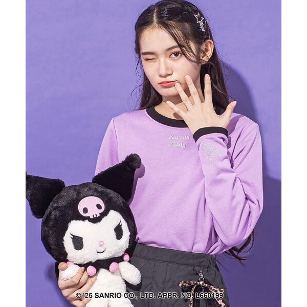 『セール実施中』ZOZO問い合わせ番号:99449910ショップ:BEBE ONLINE STORE，ベベ オンラインストアブランド:ZIDDY，ジディ，sanrio，サンリオ商品名:【クロミ】刺しゅう配色リンガースウェット(130~160...