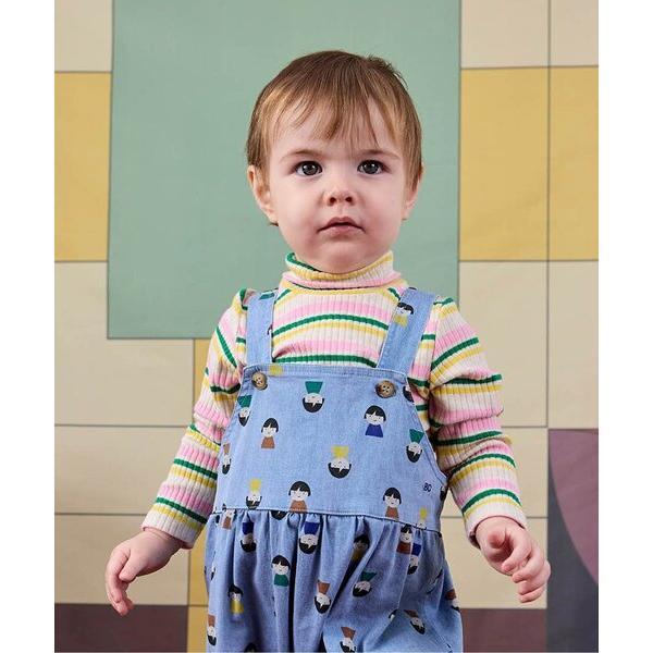 『セール実施中』※このアイテムは返品・交換対象外商品です。ZOZO問い合わせ番号:99449999ショップ:F.O.Online Store，エフオーオンラインストアブランド:BOBO CHOSES，ボボショーズ商品名:ストライプ柄長袖Ｔシ...