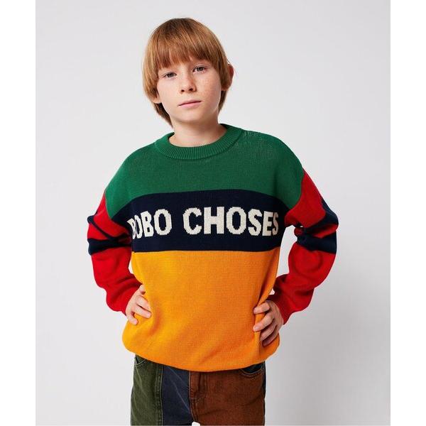 『セール実施中』ZOZO問い合わせ番号:99450017ショップ:F.O.Online Store，エフオーオンラインストアブランド:BOBO CHOSES，ボボショーズ商品名:color blockセーター【キッズ】カテゴリ:トップス&g...