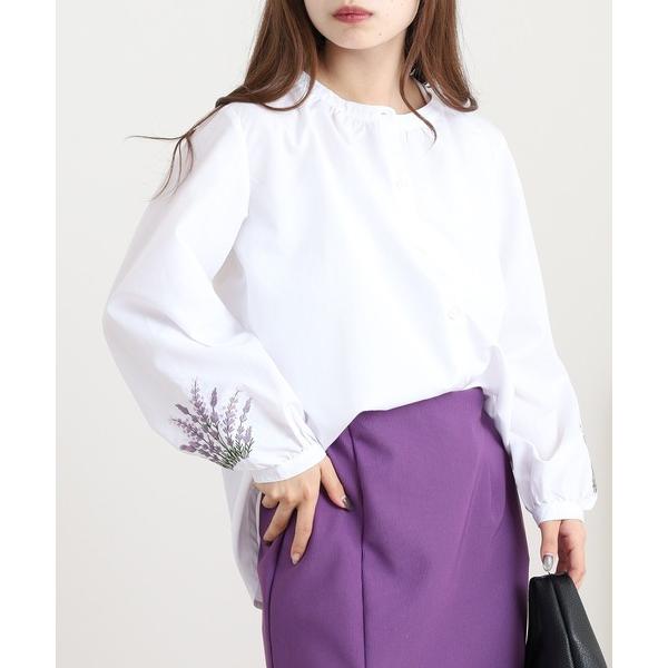 『タイムセール実施中』ZOZO問い合わせ番号:99451020ショップ:FUNALIVE，ファンアライブブランド:Quelle Chance，ケルシャンス，FUNALIVE，ファンアライブ商品名:袖花刺繍ブラウスカテゴリ:トップス>シ...