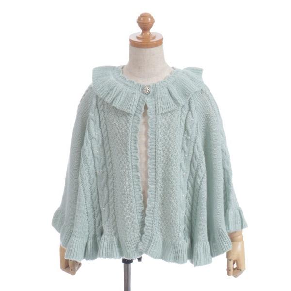 ZOZO問い合わせ番号:99451054ショップ:axes femme，アクシーズファムブランド:axes femme，アクシーズファム商品名:パール使いニットポンチョカテゴリ:トップス>カーディガン/ボレロブランド品番:IM161X...