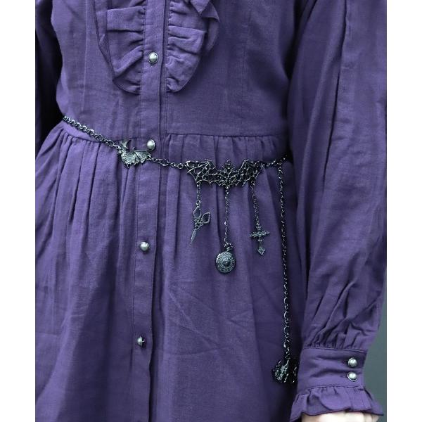 『セール実施中』ZOZO問い合わせ番号:99452059ショップ:axes femme，アクシーズファムブランド:NIBBLE POISON，ニブルポイズン商品名:ダークナイトチェーンベルトカテゴリ:ファッション雑貨>ベルトブランド品...