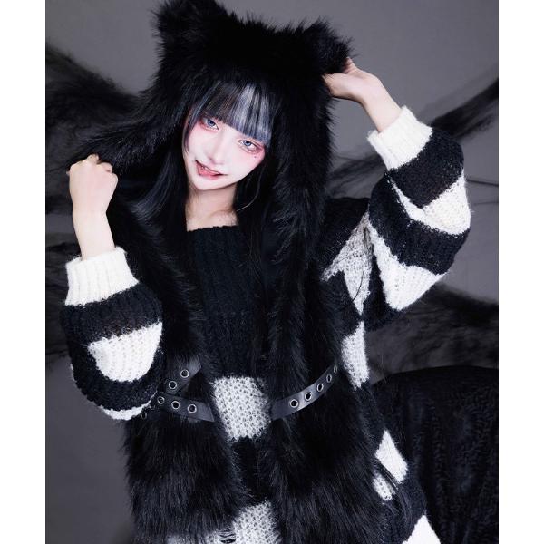 『セール実施中』ZOZO問い合わせ番号:99452060ショップ:axes femme，アクシーズファムブランド:NIBBLE POISON，ニブルポイズン商品名:ネコミミファーフードマフラーカテゴリ:ファッション雑貨>マフラーブラン...