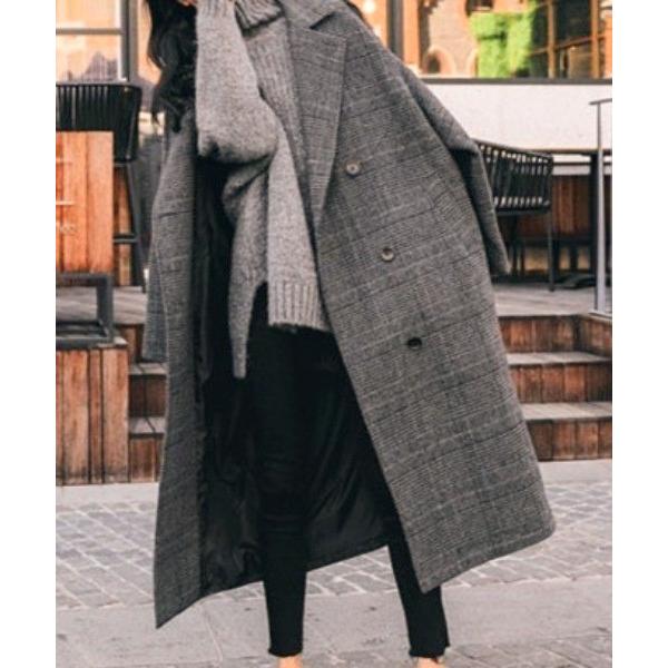 『セール実施中』ZOZO問い合わせ番号:99452582ショップ:FRP，エフアールピーブランド:BLANC FICELLE，ブランフィセル商品名:グレンチェック　裏地キルティングコートカテゴリ:ジャケット/アウター>その他アウターブ...