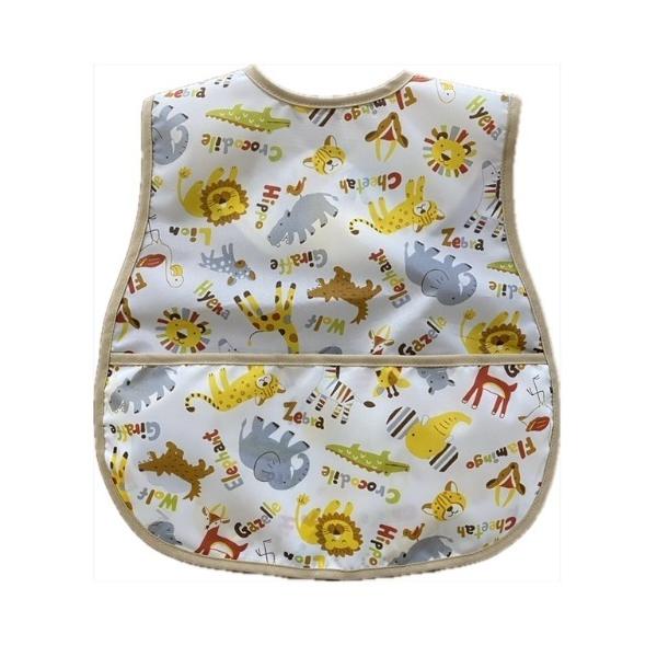 ZOZO問い合わせ番号:99453231ショップ:トイザらス・ベビーザらス，トイザラス ベビーザラスブランド:トイザらス・ベビーザらス，トイザラスベビーザラス商品名:ビッグポケットお食事エプロン アニマルカテゴリ:ママ＆ベビー>マグ/...