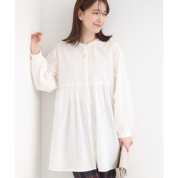 『タイムセール実施中』ZOZO問い合わせ番号:99453297ショップ:SHOO・LA・RUE，シューラルーブランド:DRESKIP，ドレスキップ商品名:【S-LL】自然に体型カバー 切り替えギャザーチュニックシャツカテゴリ:ワンピース/ド...