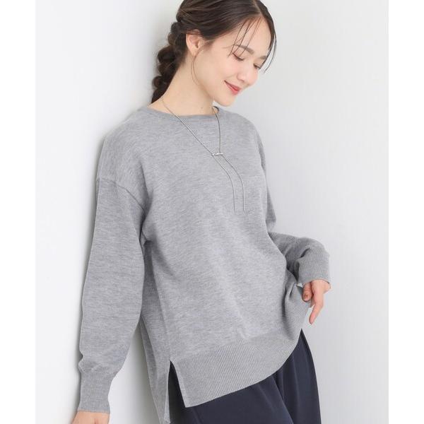 『タイムセール実施中』ZOZO問い合わせ番号:99453316ショップ:SHOO・LA・RUE，シューラルーブランド:SHOO・LA・RUE，シューラルー商品名:【洗濯機可/毛玉レス】アウトスタイルもきれいに決まる サイドスリットニット【C...