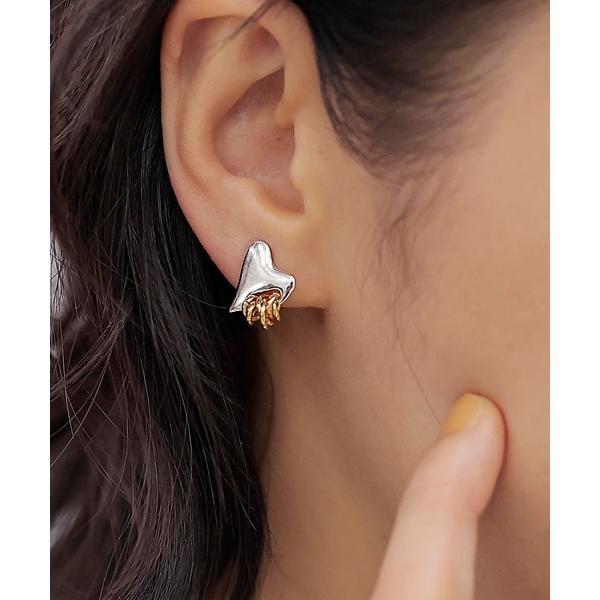 ※このアイテムは返品・交換対象外商品です。ZOZO問い合わせ番号:99453762ショップ:Jines，ジネスブランド:LAPUIS，ラピュイ，Jines，ジネス商品名:Coil Heart ピアス【LAPUIS/ラピュイ】カテゴリ:アクセ...