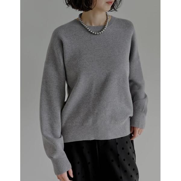 『タイムセール実施中』ZOZO問い合わせ番号:99453978ショップ:Re:EDIT，リエディブランド:Re:EDIT，リエディ商品名:[2025AW COLLECTION][保湿][静電気防止]選べるネックデザインスウェットライクニット...