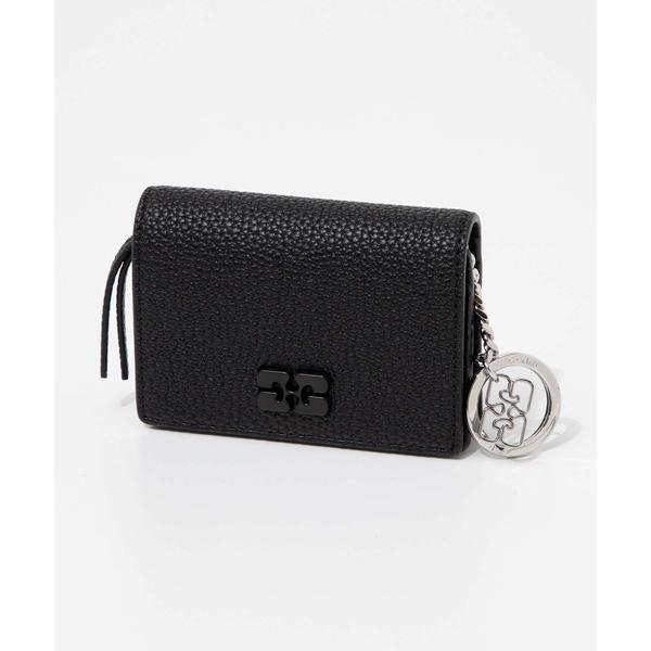 『タイムセール実施中』ZOZO問い合わせ番号:99454063ショップ:U-STREAM，ユーストリームブランド:GANNI，ガニー商品名:GANNI Card Holder With Flap Grained ガニー   カードケースカテ...