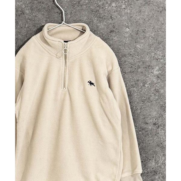『タイムセール実施中』ZOZO問い合わせ番号:99454209ショップ:Joynt，ジョイントブランド:POLO CHAMPS，ポロチャンプス商品名:【POLO CHAMPS/ポロチャンプス】ワンポイント刺繍フリースハーフZIPプルオーバー...