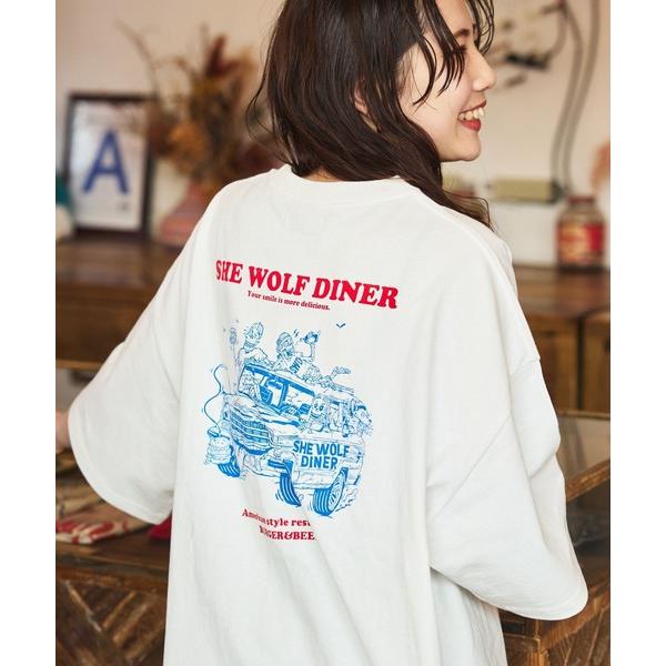 『セール実施中』参考価格：4，499円発売時期：2025年03月コンディション：C（やや使用感あり）使用感があり、やや気になる傷や汚れがあるアイテム全体的：汚れ後身頃：色移り参考商品名：限定展開 SHE WOLF DINER×FREAK'S...
