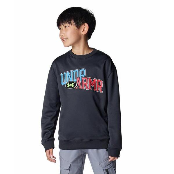 『タイムセール実施中』ZOZO問い合わせ番号:99484857ショップ:UNDER ARMOUR，アンダーアーマーブランド:UNDER ARMOUR，アンダーアーマー商品名:UAアーマーフリース オーバーレイ ワードマーク クルー（トレーニ...