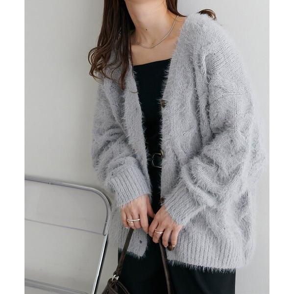 『タイムセール実施中』ZOZO問い合わせ番号:99485098ショップ:DISCOAT，ディスコートブランド:DISCOAT，ディスコート商品名:【WEB限定】ケーブルシャギーニットカーデカテゴリ:トップス>カーディガン/ボレロブラン...