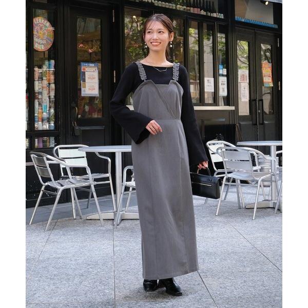 『セール実施中』ZOZO問い合わせ番号:99486341ショップ:Chez toi，シェトワブランド:Chez toi，シェトワ商品名:【ITAMI企画】フレアスリーブニット×2WAYキャミワンピースカテゴリ:ワンピース/ドレス>ワン...