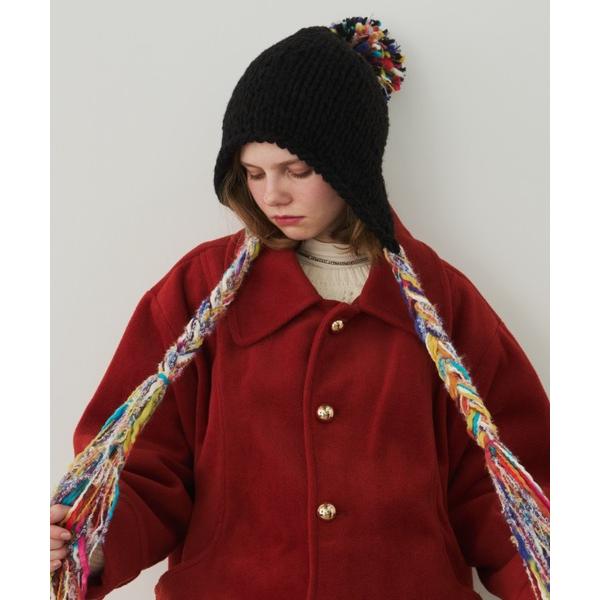 ZOZO問い合わせ番号:99486748ショップ:YARD PLUS/AUNT MARIE'S，ヤードプリュス/アントマリーズブランド:Unitage，ユニテージ商品名:カラフル毛糸ニット帽カテゴリ:帽子>ニットキャップ/ビーニーブラ...