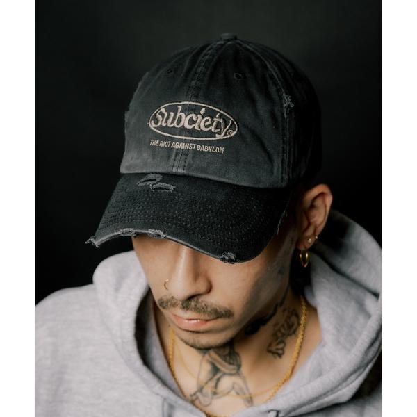 『セール実施中』ZOZO問い合わせ番号:99487381ショップ:Subciety，サブサエティブランド:Subciety，サブサエティ商品名:Damaged low capカテゴリ:帽子>キャップブランド品番:155-86057素材...
