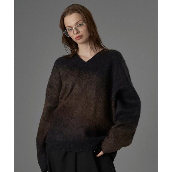 ZOZO問い合わせ番号:99487603ショップ:MUHET，ミュエータブランド:ONCILY，オンシェリー商品名:JACQUARD V-NECK KNIT / ジャガードVネックニットカテゴリ:トップス>ニット/セーターブランド品番...