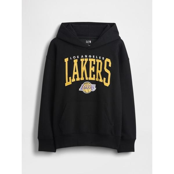 『タイムセール実施中』ZOZO問い合わせ番号:99487700ショップ:GAP，ギャップブランド:GAP，ギャップ，NBA，エヌビーエー商品名:NBA ロサンゼルス レイカーズ ヴィンテージソフト リラックスフィット パーカー (キッズ)カ...