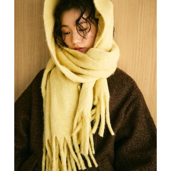 『セール実施中』ZOZO問い合わせ番号:99488642ショップ:Auntie Rosa，アンティローザブランド:Lutim by u，ルチバイユー商品名:Fluffy two-tone volume muffler / ふわふわツートーン...