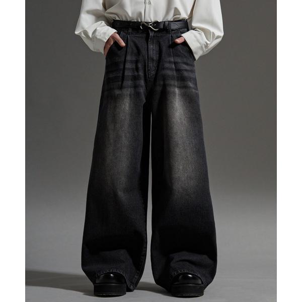 『タイムセール実施中』ZOZO問い合わせ番号:99513443ショップ:EMMA CLOTHES，エマ クローズブランド:cussil，クシル商品名:【cussil/クシル】【12oz】ヴィンテージデザインワイドバギーストレートデニムパンツ...