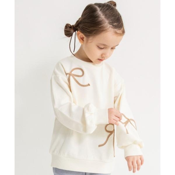 『タイムセール実施中』ZOZO問い合わせ番号:99520029ショップ:branshes，ブランシェスブランド:branshes，ブランシェス商品名:リボンコード刺繍トレーナーカテゴリ:トップス>スウェットブランド品番:12-5404...