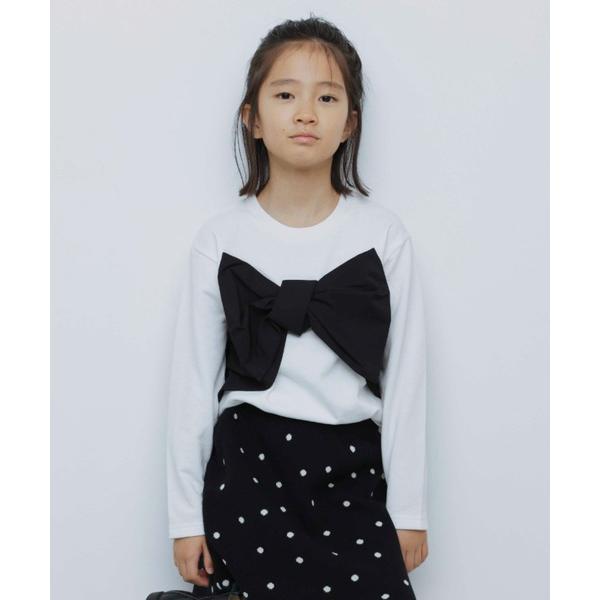 『セール実施中』ZOZO問い合わせ番号:99520044ショップ:branshes，ブランシェスブランド:branshes，ブランシェス商品名:【b.+A】金子綾/リボン付きトレーナーカテゴリ:トップス>スウェットブランド品番:12-...