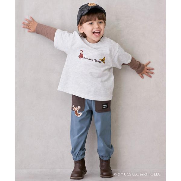 『セール実施中』ZOZO問い合わせ番号:99520144ショップ:petit main，プティマインブランド:petit main，プティマイン商品名:【おさるのジョージ】カットロングパンツカテゴリ:パンツ>その他パンツブランド品番:...