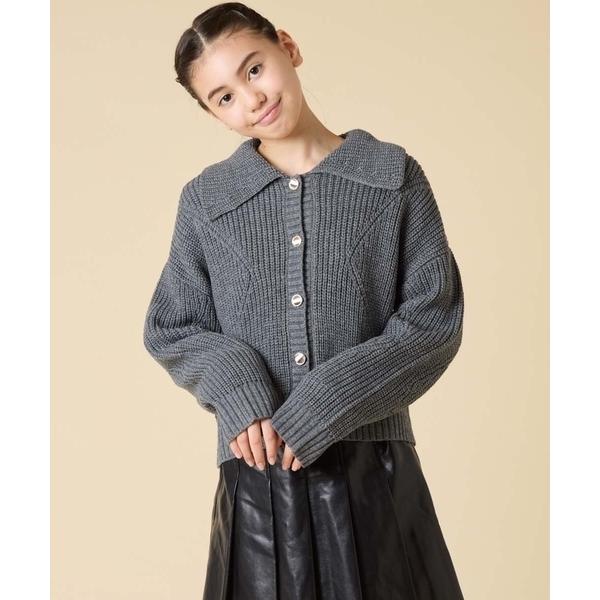 『タイムセール実施中』ZOZO問い合わせ番号:99520223ショップ:a.v.v，アー・ヴェ・ヴェブランド:a.v.v，アーヴェヴェ商品名:[130-160]襟付きカーディガンカテゴリ:トップス>カーディガン/ボレロブランド品番:K...