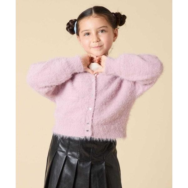 『タイムセール実施中』ZOZO問い合わせ番号:99520224ショップ:a.v.v，アー・ヴェ・ヴェブランド:a.v.v，アーヴェヴェ商品名:[120-160]フェザー調カーディガンカテゴリ:トップス>カーディガン/ボレロブランド品番...