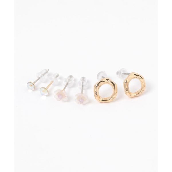 ※このアイテムは返品・交換対象外商品です。ZOZO問い合わせ番号:99520614ショップ:niko and...，ニコアンドブランド:niko and...，ニコアンド商品名:フラワーMIX3SETピアスカテゴリ:アクセサリー>ピア...