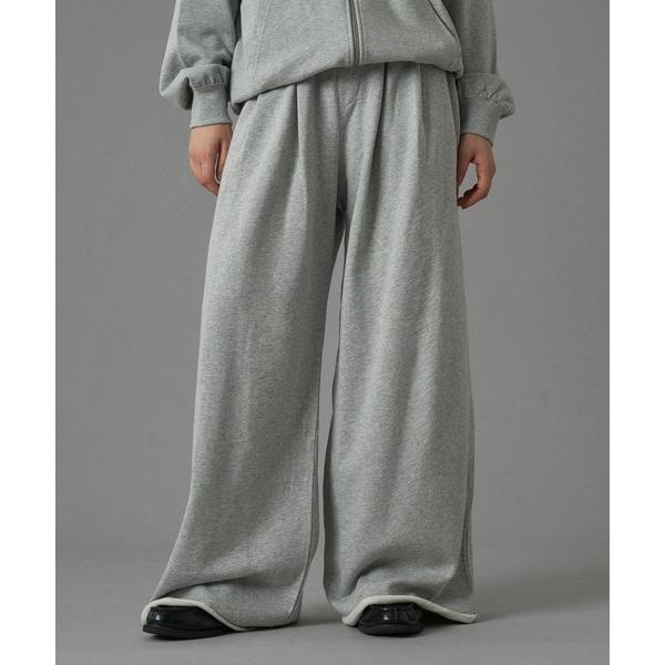 ZOZO問い合わせ番号:99520694ショップ:MUHET，ミュエータブランド:ONCILY，オンシェリー商品名:TUCK WIDE BAGGY SWEAT PANTS / タックワイドバギースウェットパンツカテゴリ:パンツ>スウェ...