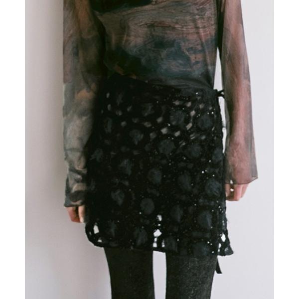 『タイムセール実施中』ZOZO問い合わせ番号:99521154ショップ:MARTE，マルテブランド:sahara，サハラ商品名:Multiway Openwork Apron/マルチウェイオープンワークエプロンカテゴリ:スカート>スカ...