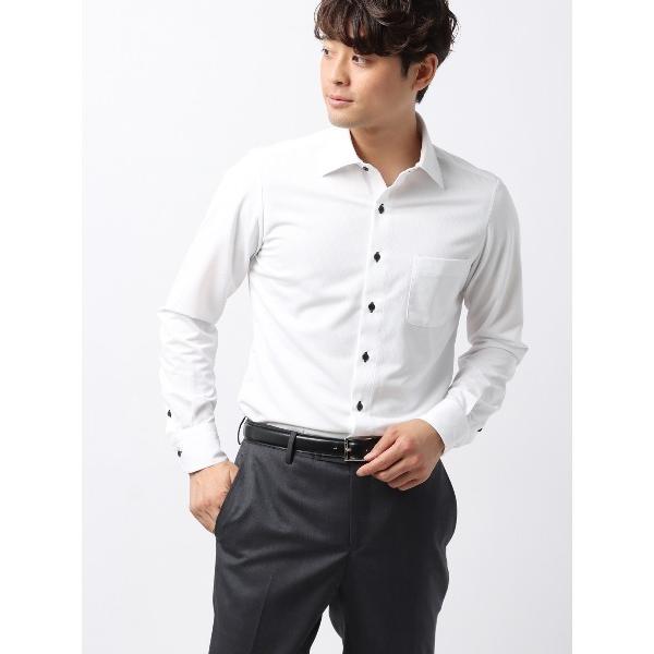 『タイムセール実施中』ZOZO問い合わせ番号:99521159ショップ:SUIT SQUARE，スーツスクエアブランド:SUIT SQUARE，スーツスクエア商品名:最高シャツ 長袖ワイシャツ ノンアイロンジャージー ワイドカラー ドレスシ...