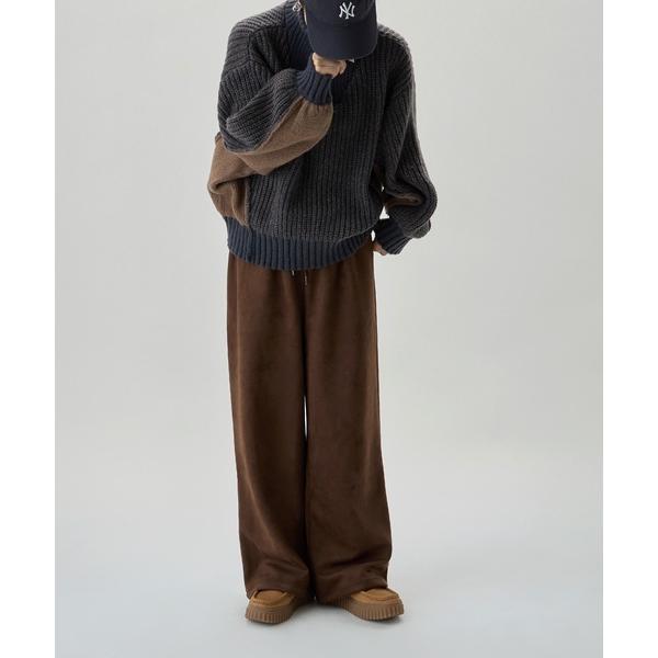 『タイムセール実施中』ZOZO問い合わせ番号:99521515ショップ:bflat，ビーフラットブランド:etoll.，エトル商品名:スエードライクワイドイージーパンツカテゴリ:パンツ>スウェットパンツブランド品番:et0320008...