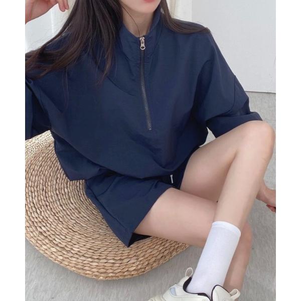 『タイムセール実施中』参考価格：7，590円発売時期：2023年04月コンディション：B（目立つ使用感なし）使用感が少ない、または気にならないアイテムウエスト：型崩れ参考商品名：デイリーからアクティブシーンまで。オーバーサイズハーフジップセ...